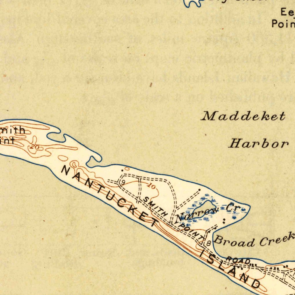 Tuckernuck Island, MA (1944, 31680-Scale) Map by United States ...