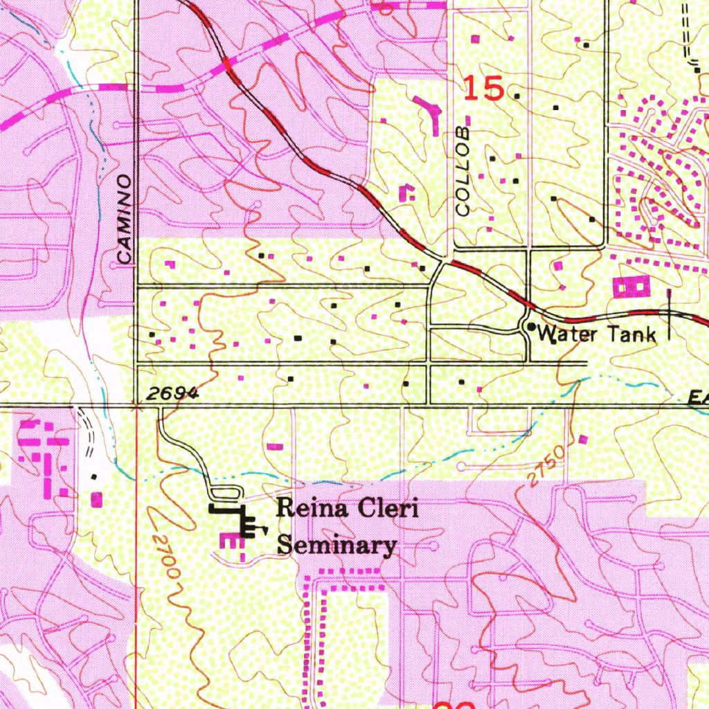 Tucson East, AZ (1957, 24000-Scale) Map by United States Geological ...
