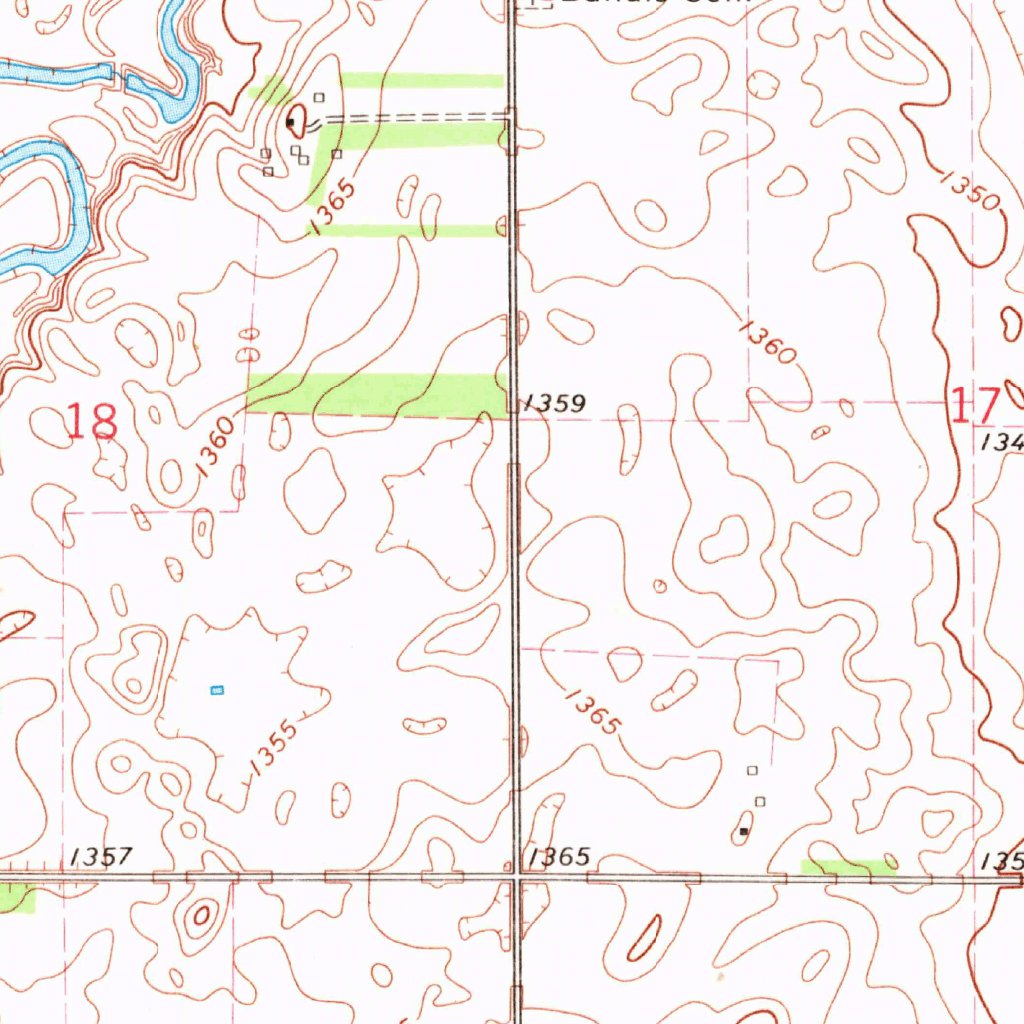 Tulare NW, SD (1967, 24000-Scale) Map by United States Geological ...