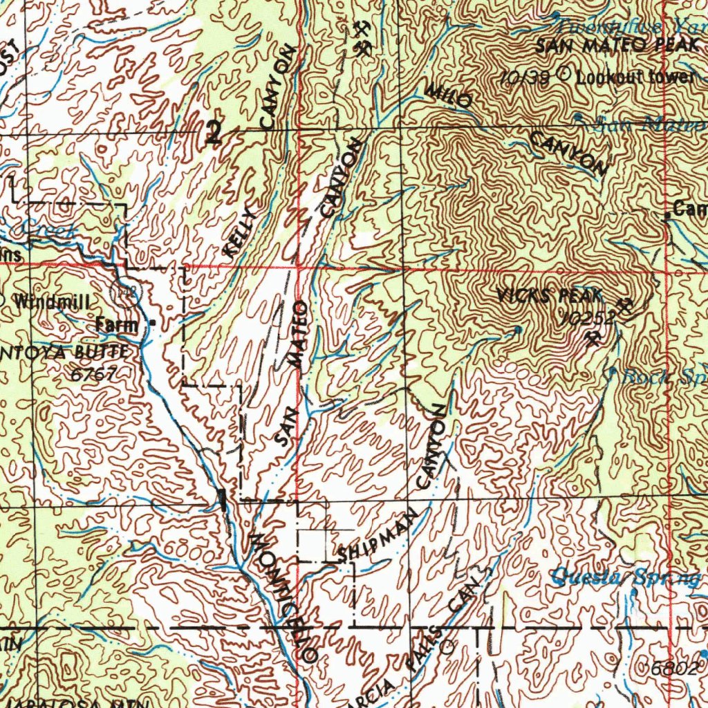 Tularosa, NM (1954, 250000-Scale) Map by United States Geological ...