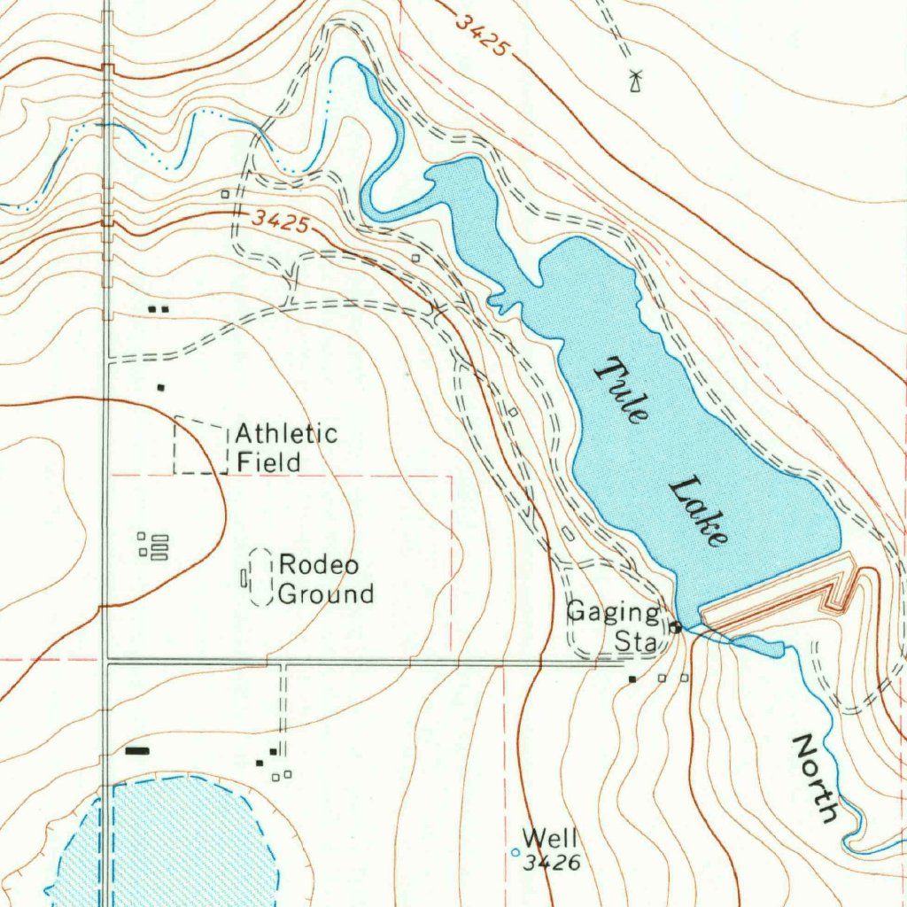 Tule Lake, TX (1968, 24000-Scale) Map by United States Geological ...