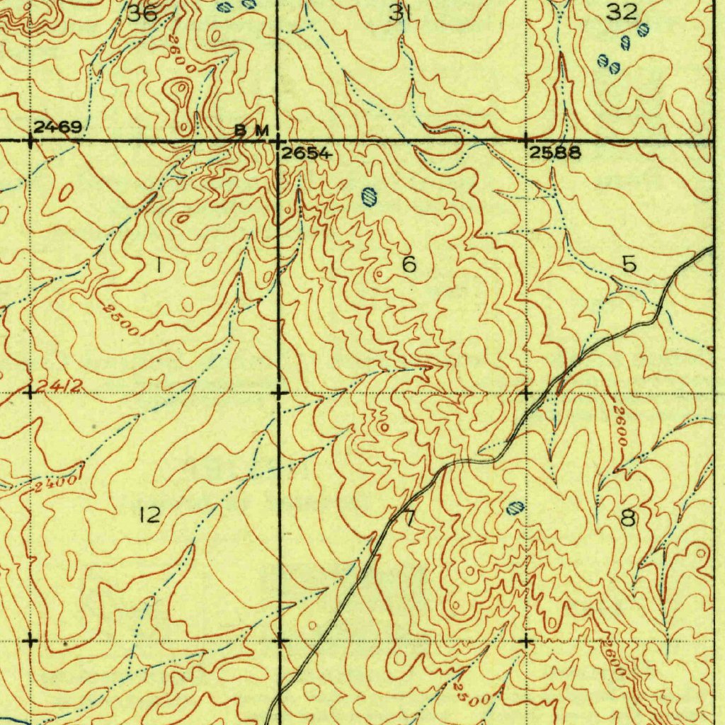 Tule Valley, MT (1915, 62500-Scale) Map by United States Geological ...