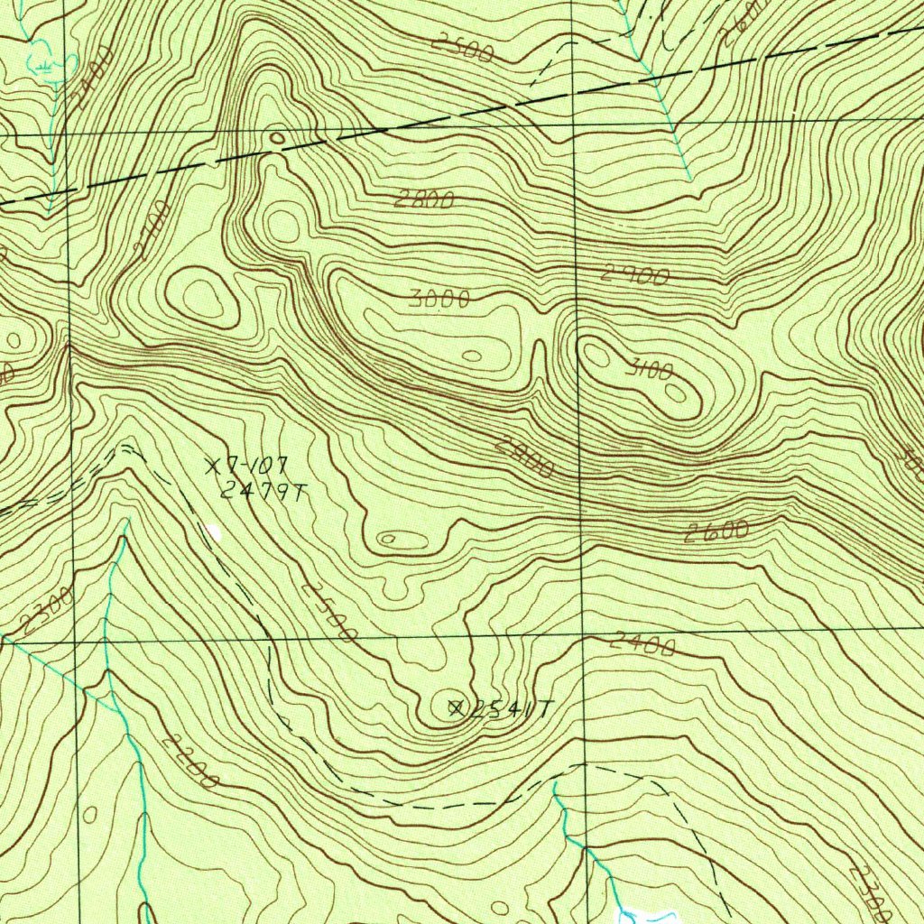 Tumbledown Mountain, ME (1989, 24000-Scale) Map by United States ...