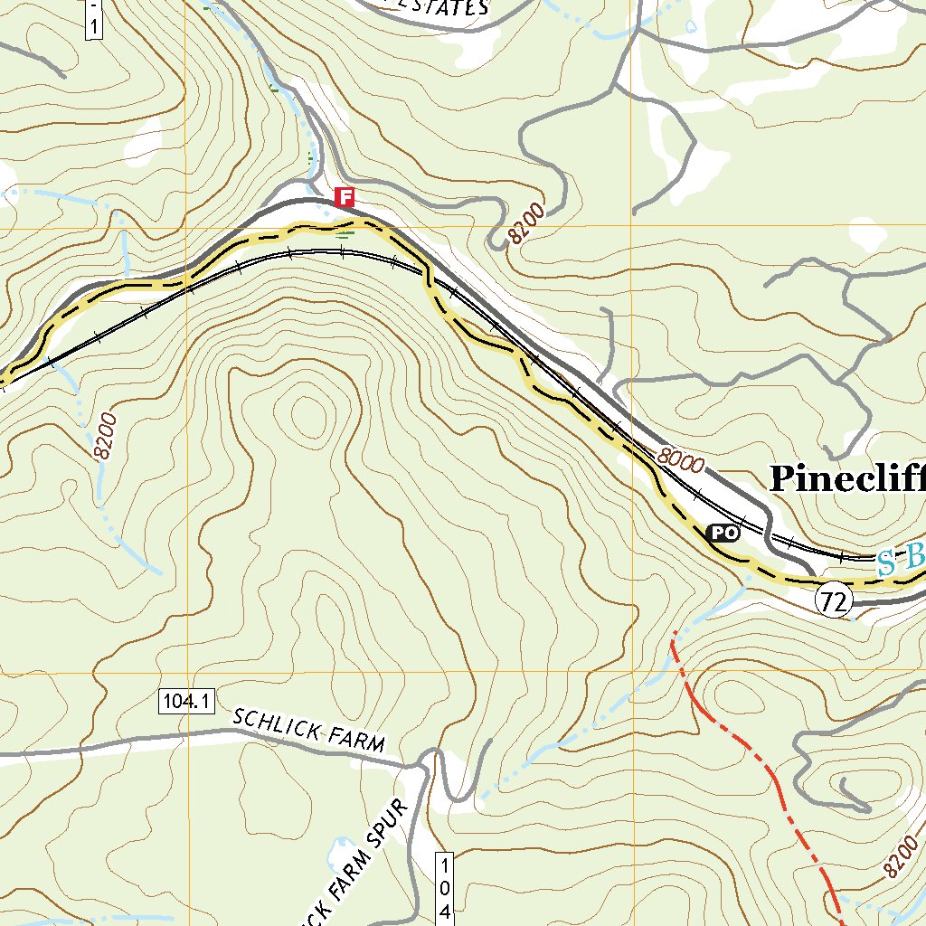 Tungsten, CO (2022, 24000-Scale) Map by United States Geological Survey ...