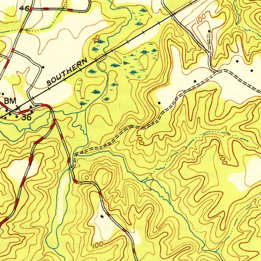 Tunstall, VA (1949, 24000-Scale) Map by United States Geological Survey ...