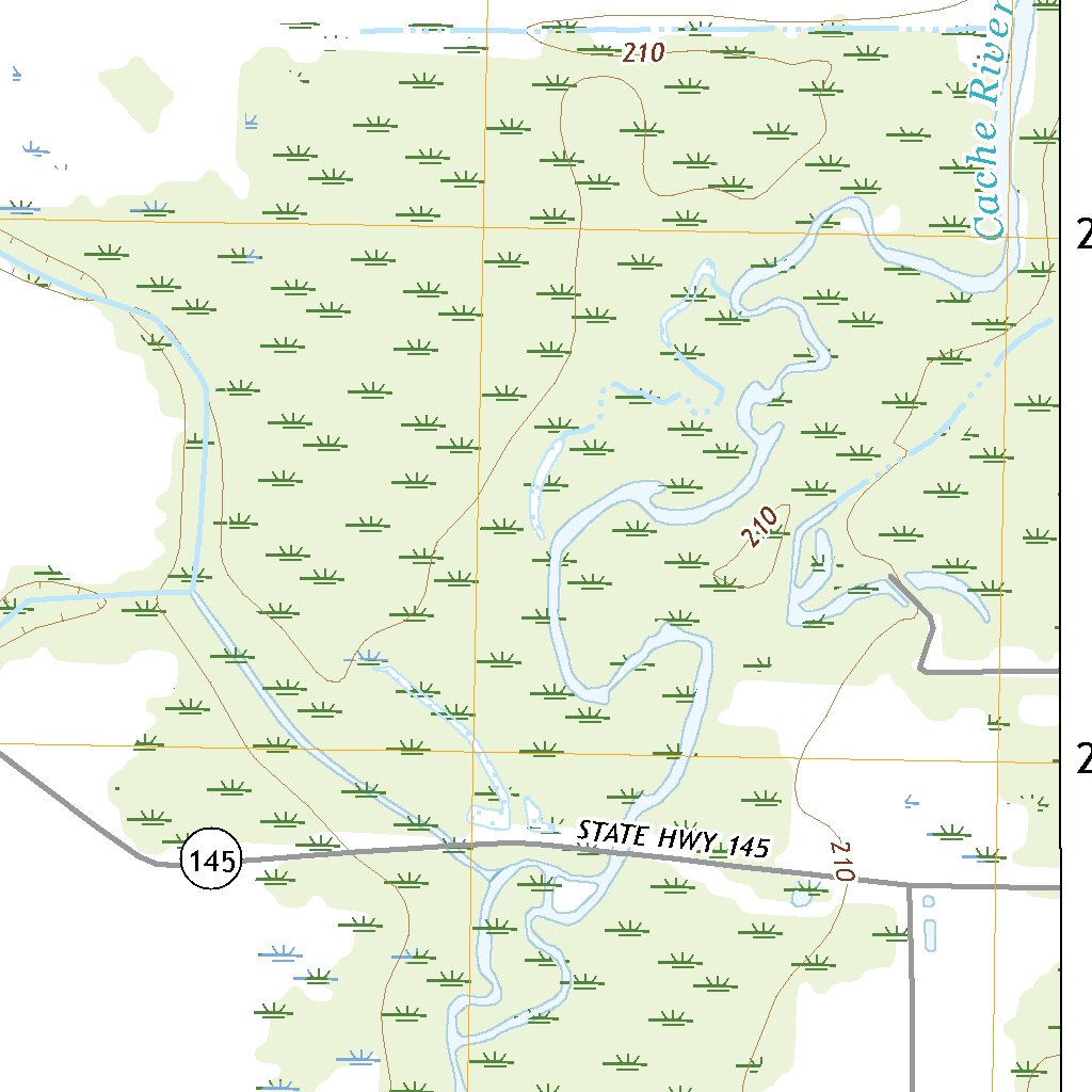 Tupelo, AR (2020, 24000-Scale) Map by United States Geological Survey ...