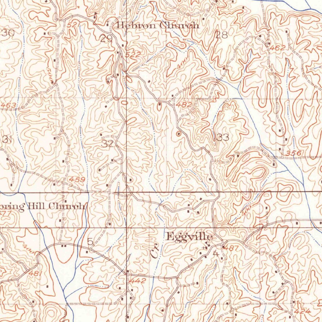 Tupelo, MS (1921, 62500-Scale) Map by United States Geological Survey ...