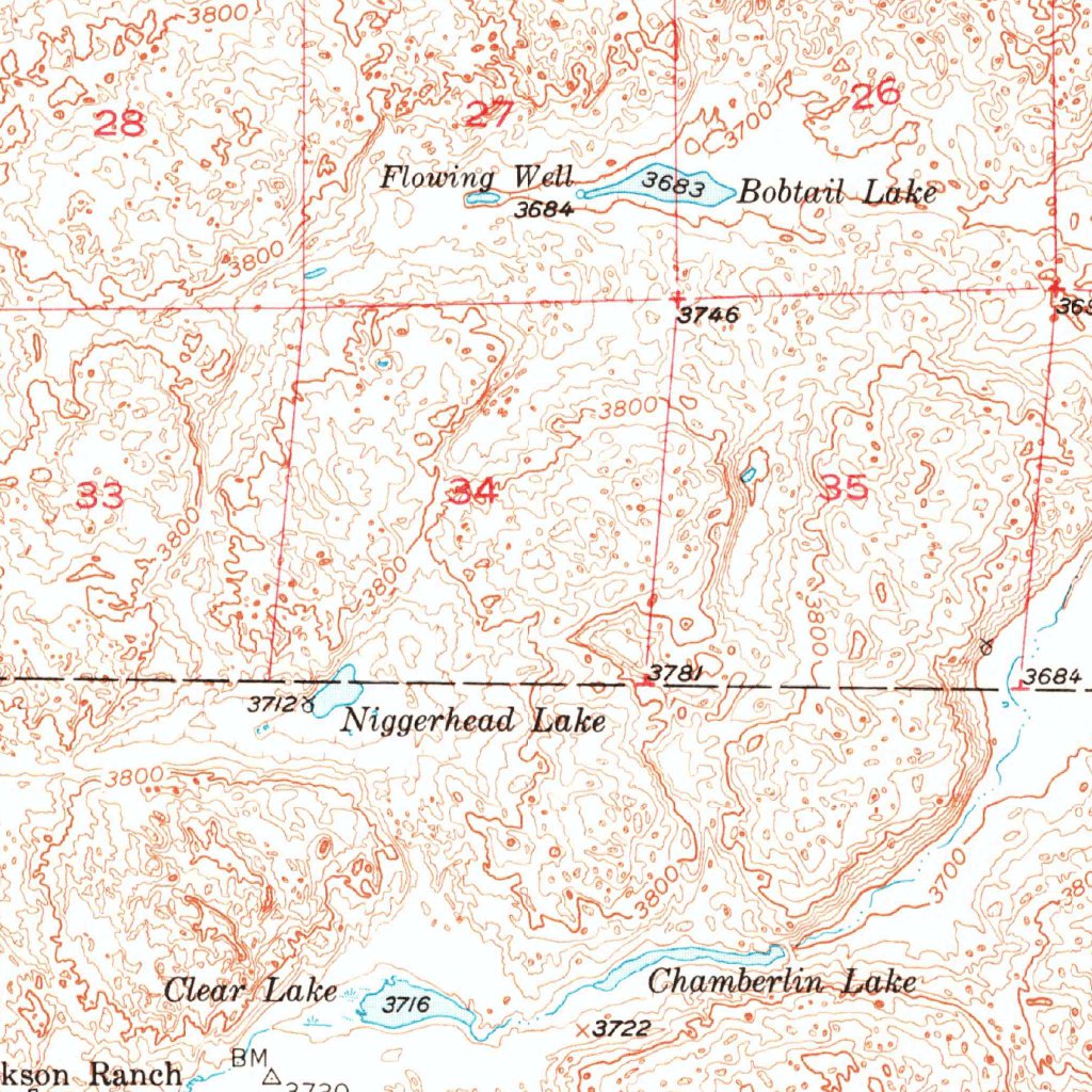 Turpin Lake, NE (1949, 62500-Scale) Map by United States Geological ...