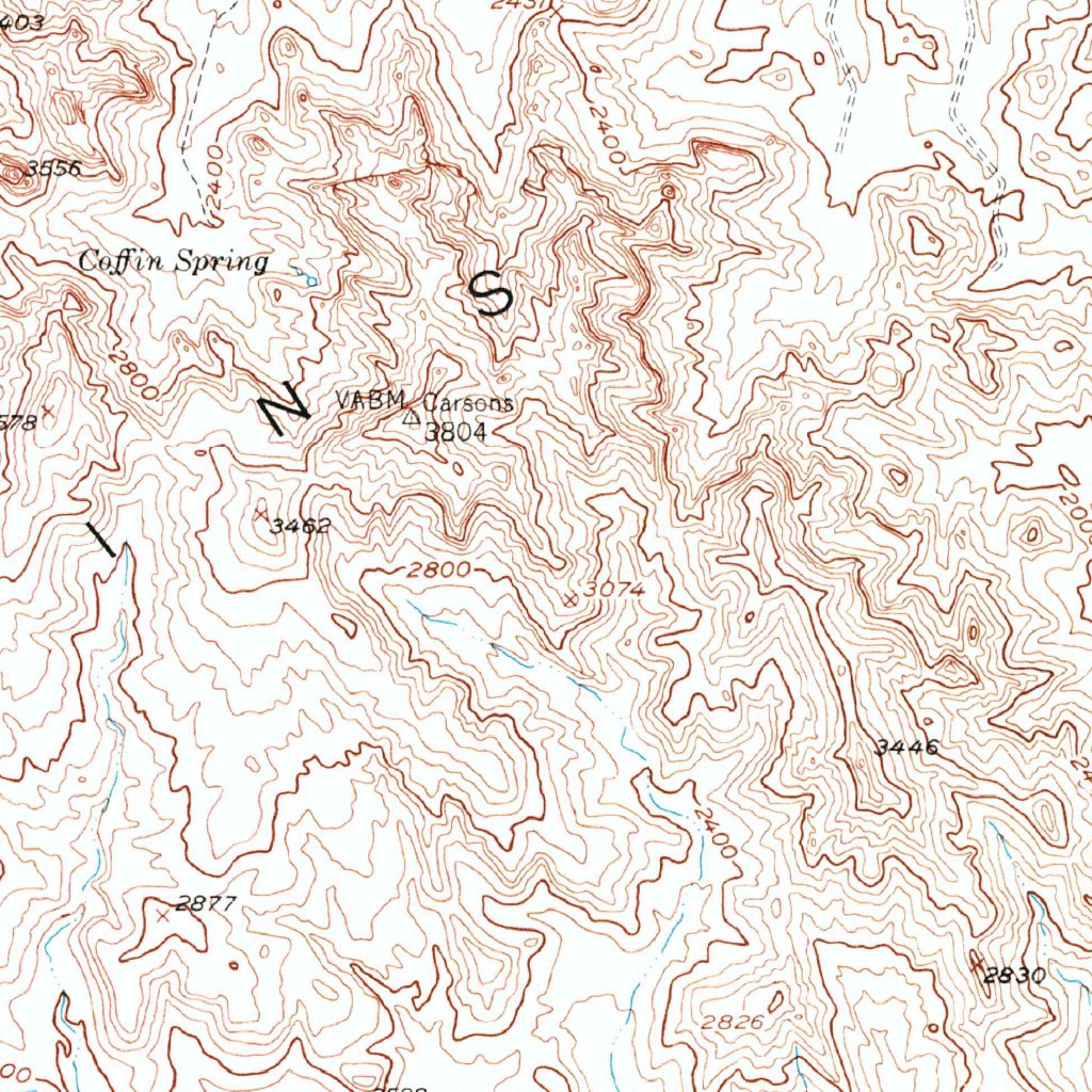 Turtle Mountains, CA (1954, 62500-Scale) Map by United States ...