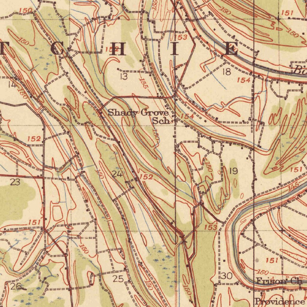 Tutwiler, MS (1939, 62500-Scale) Map by United States Geological Survey ...