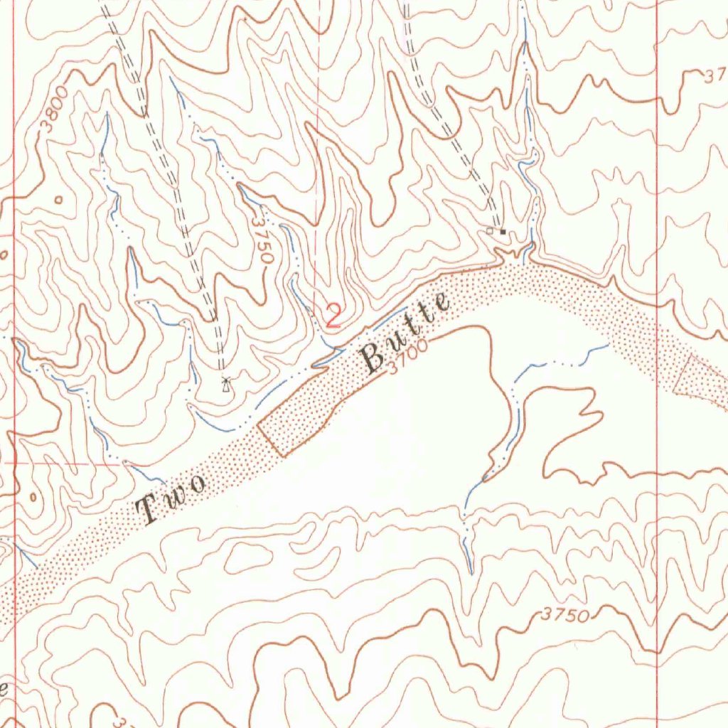 Two Butte Springs, CO (1966, 24000-Scale) Map by United States ...