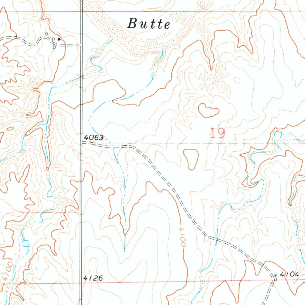 Two Buttes NW, CO (1971, 24000-Scale) Map by United States Geological ...