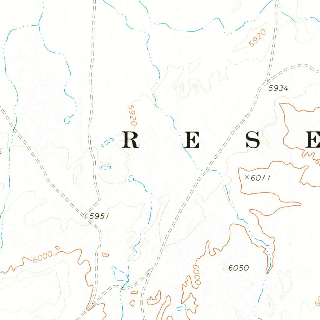 Two Red Mesas, AZ (1970, 24000-Scale) Map by United States Geological ...