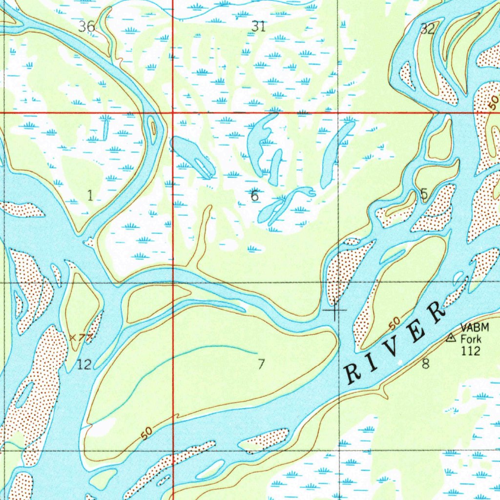 Tyonek C-2, AK (1958, 63360-Scale) Map by United States Geological ...