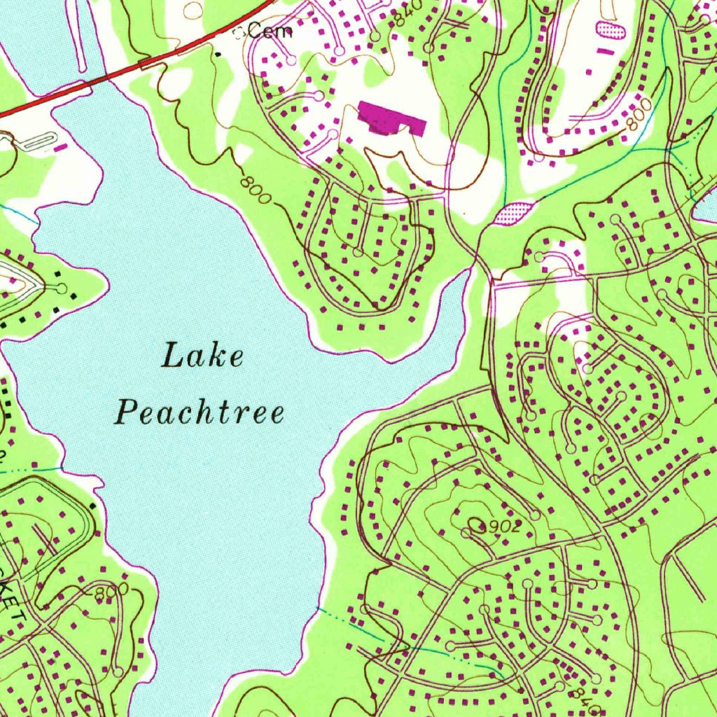 Tyrone, GA (1965, 24000-Scale) Map by United States Geological Survey ...