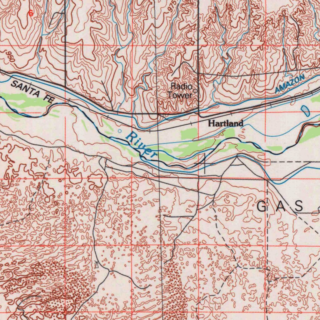 Ulysses, KS (1987, 100000-Scale) Map by United States Geological Survey ...