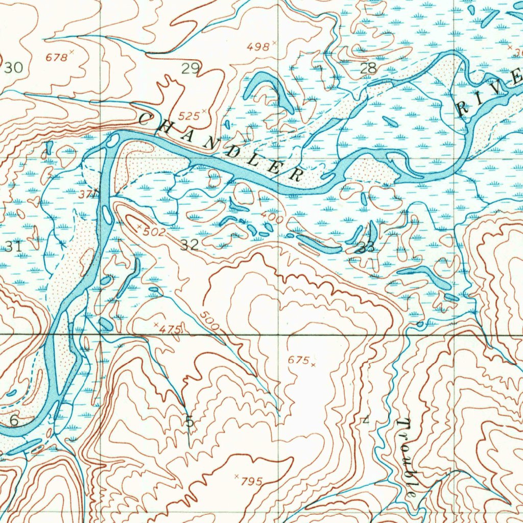 Umiat A-3, AK (1955, 63360-Scale) Map by United States Geological ...