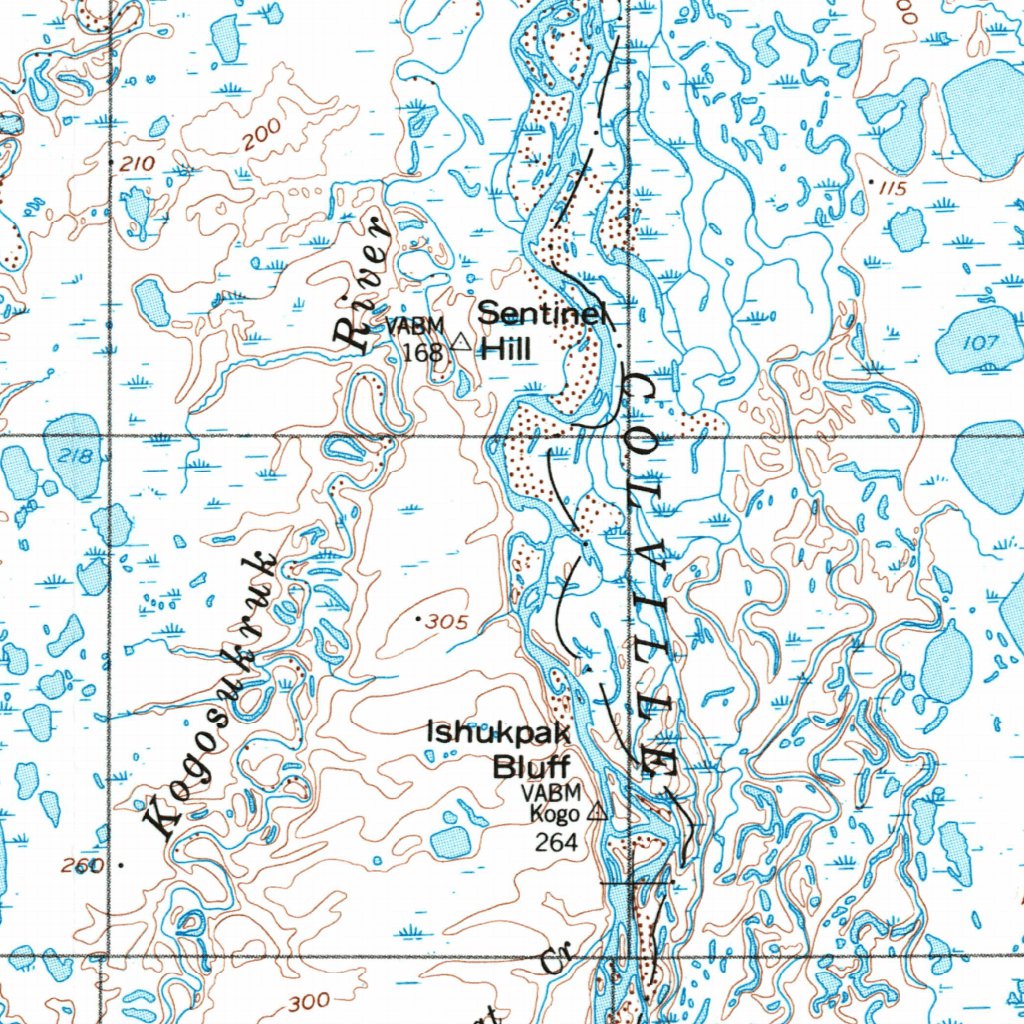 Umiat, AK (1956, 250000-Scale) Map by United States Geological Survey ...
