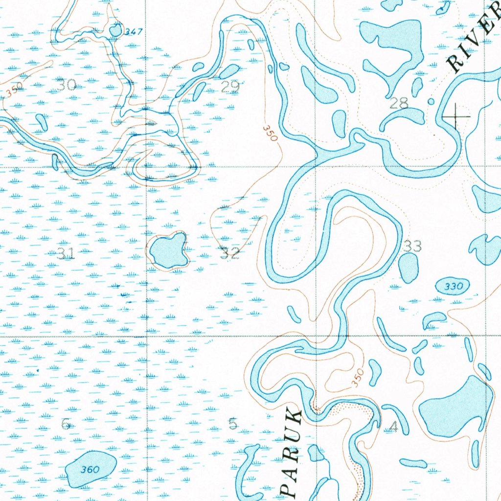 Umiat C-1, AK (1971, 63360-Scale) Map by United States Geological ...