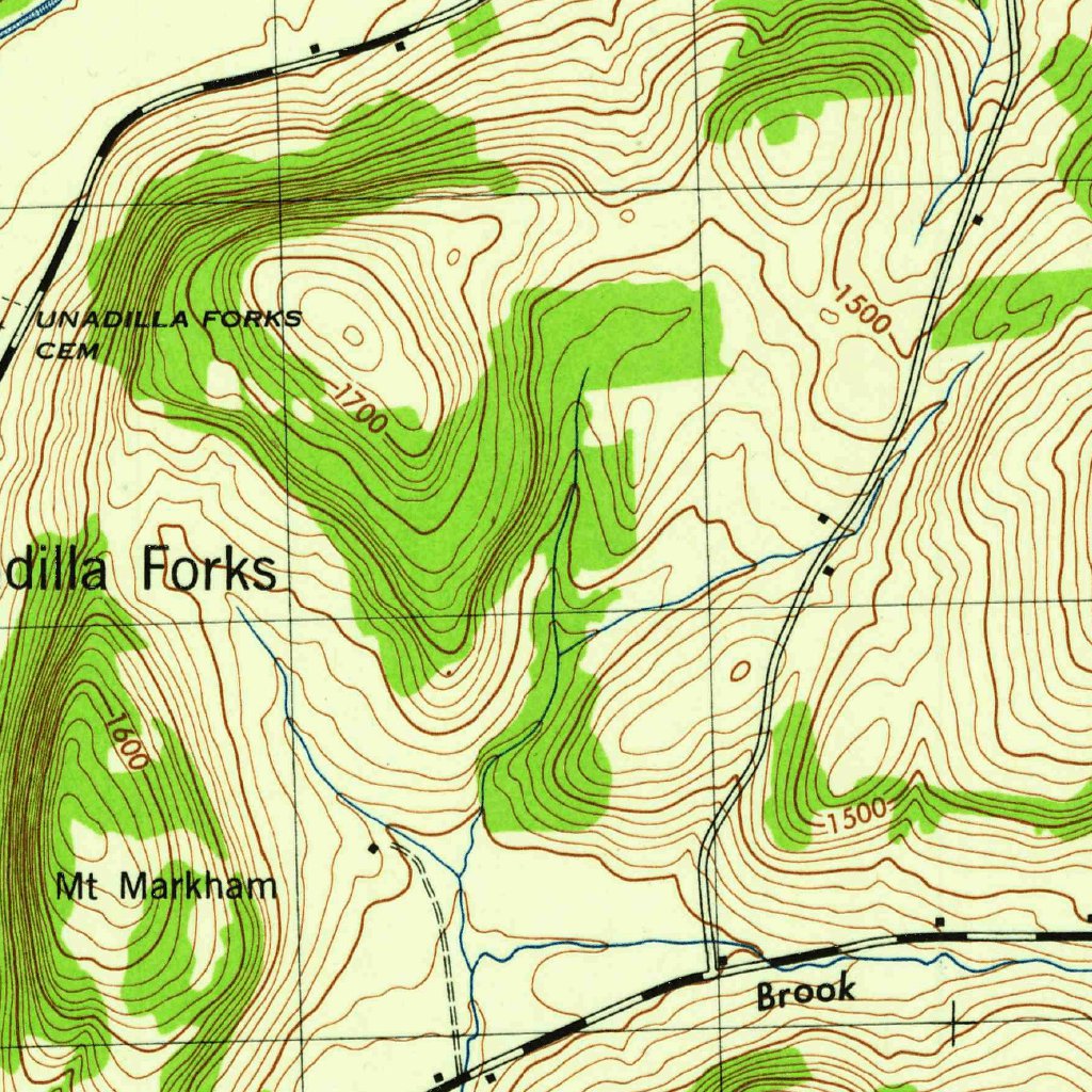 Unadilla Forks, NY (1945, 31680-Scale) Map by United States Geological ...