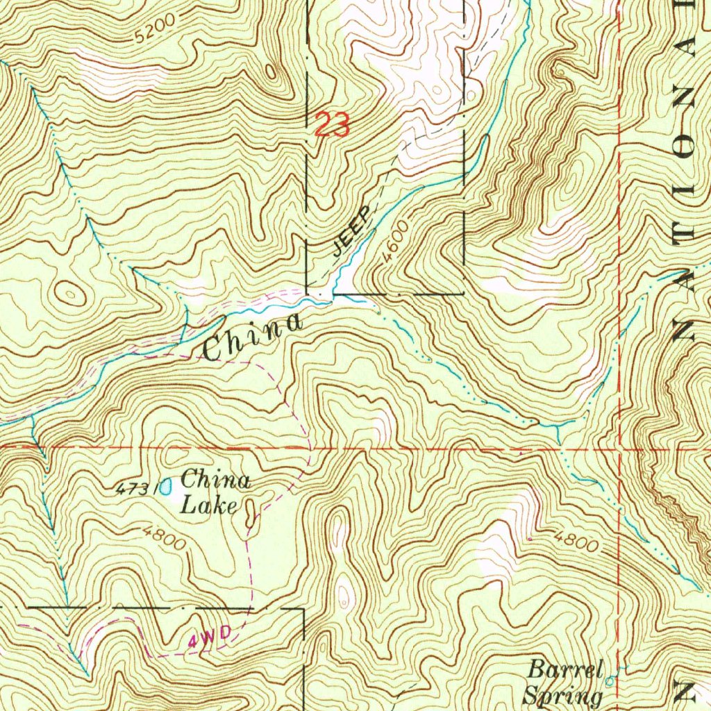 Unity Reservoir, OR (1972, 24000-Scale) Map by United States Geological ...