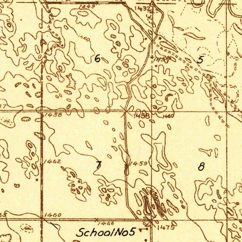 Upham, ND (1929, 48000-Scale) Map by United States Geological Survey ...