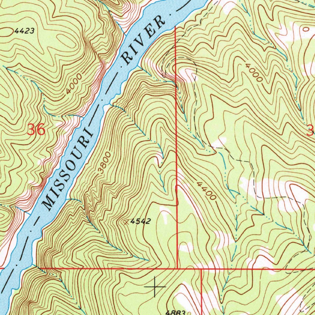 Upper Holter Lake, MT (1962, 24000-Scale) Map by United States ...