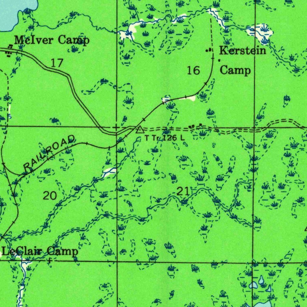 Upson, WI (1940, 48000-Scale) Map by United States Geological Survey ...
