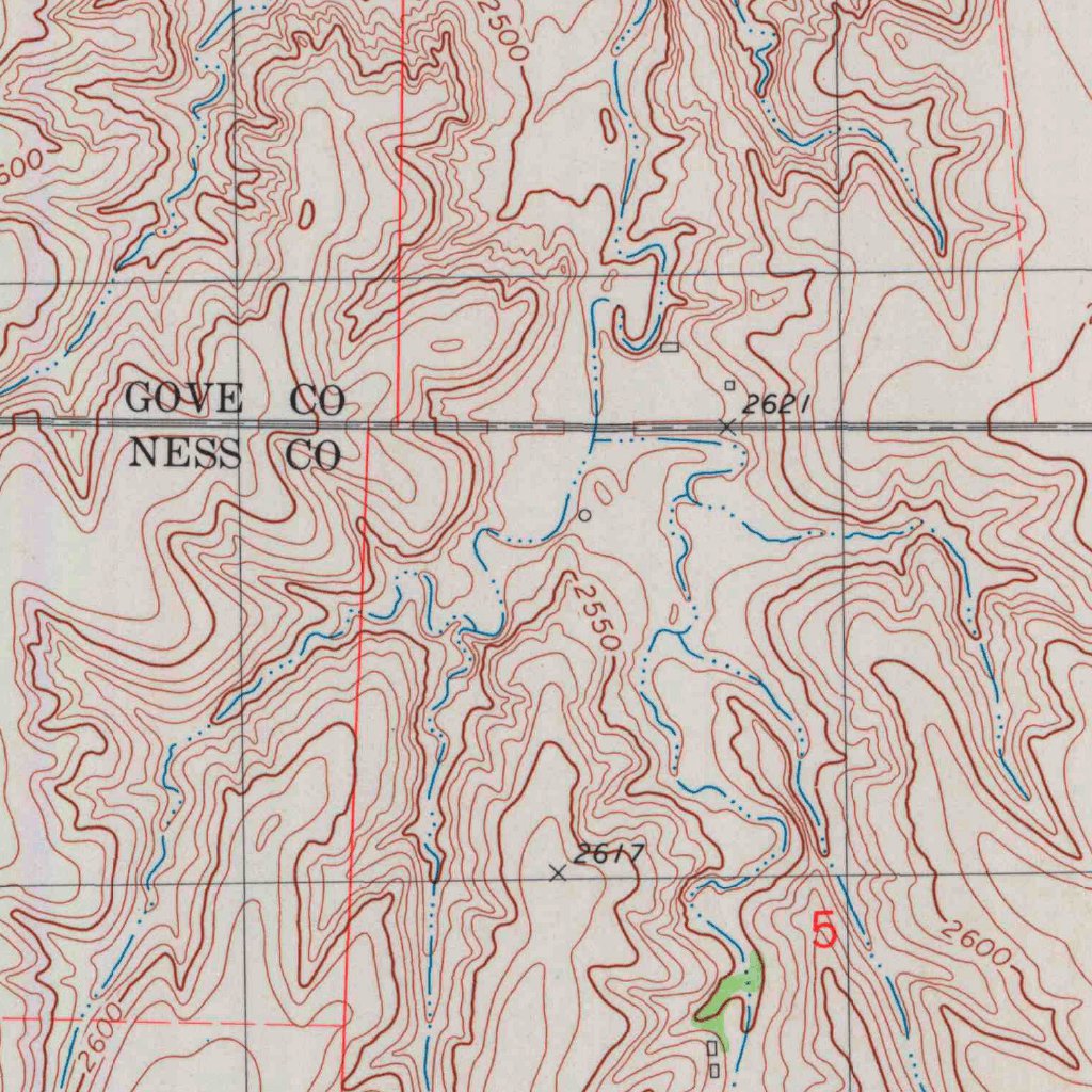 Utica, KS (1981, 24000-Scale) Map by United States Geological Survey ...