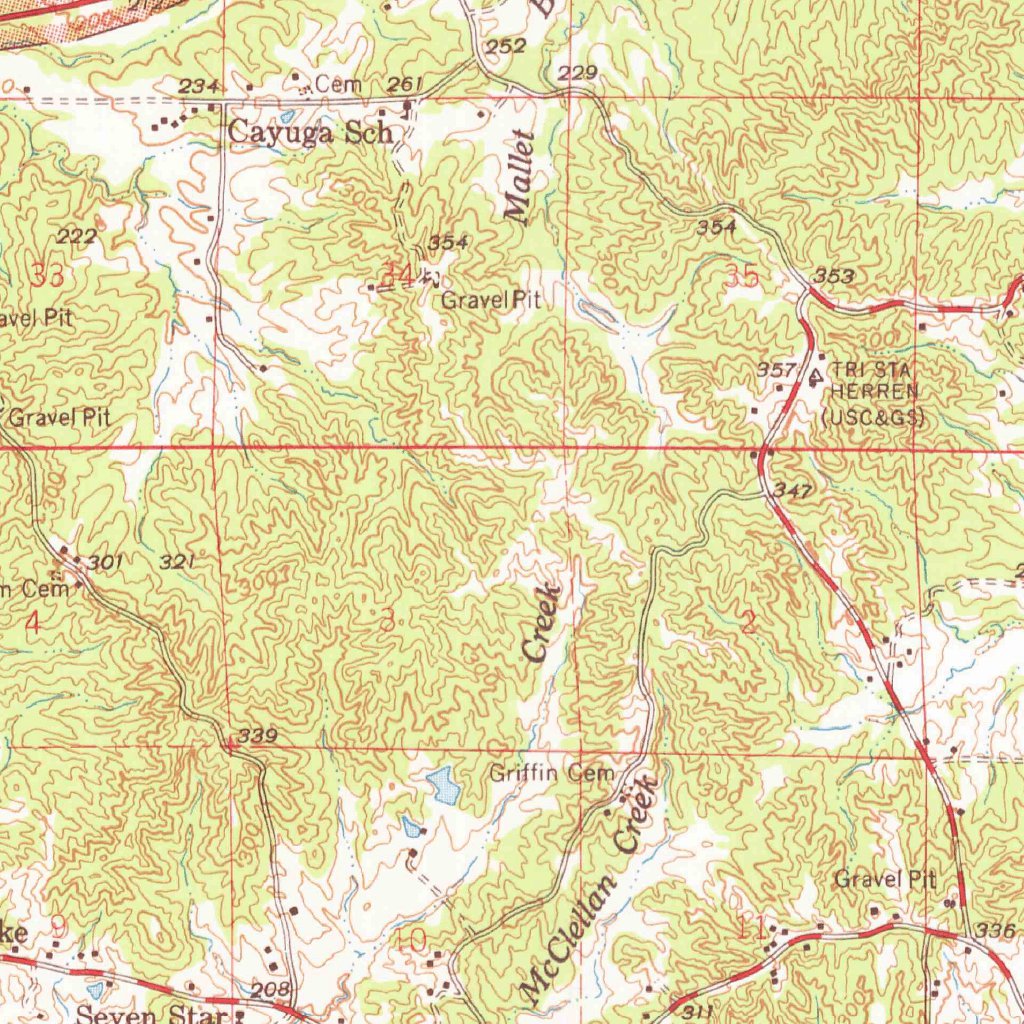 Utica, MS (1965, 62500-Scale) Map by United States Geological Survey ...