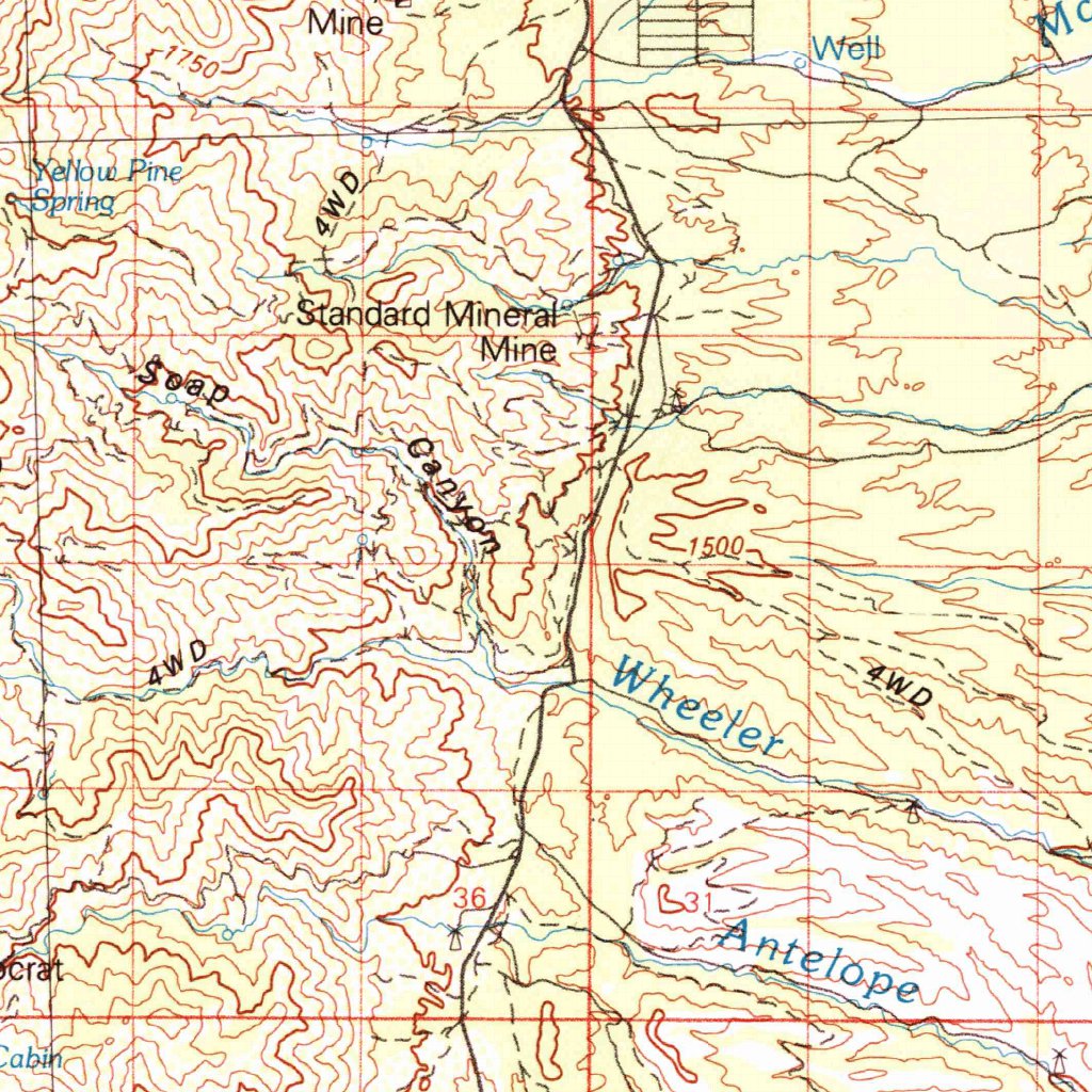 Valentine, AZ (1984, 100000-Scale) Map by United States Geological ...