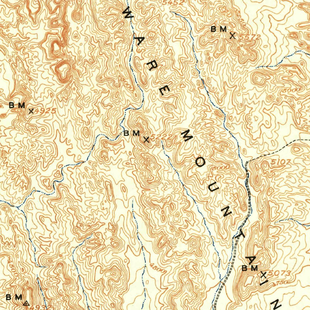 Van Horn, TX (1906, 125000-Scale) Map by United States Geological ...