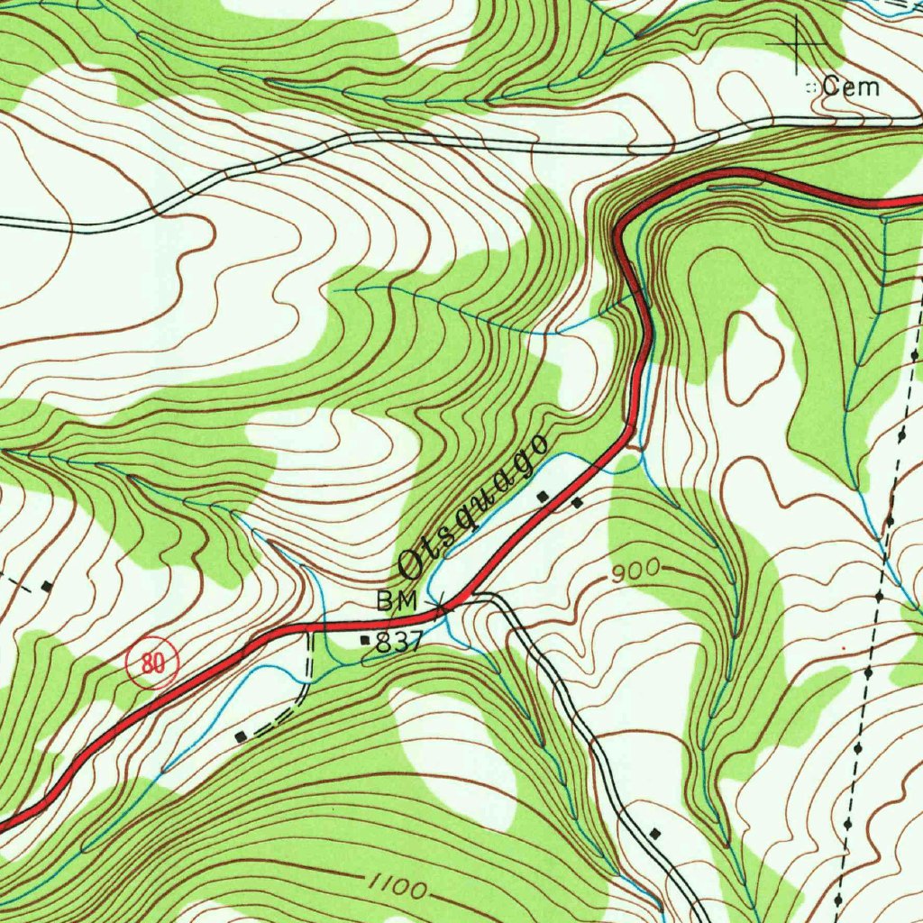 Van Hornesville, NY (1943, 24000-Scale) Map by United States Geological ...