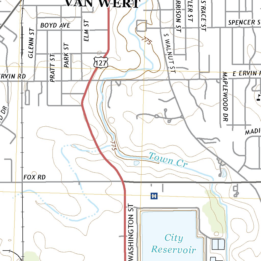 Van Wert, OH (2019, 24000-Scale) Map by United States Geological Survey ...