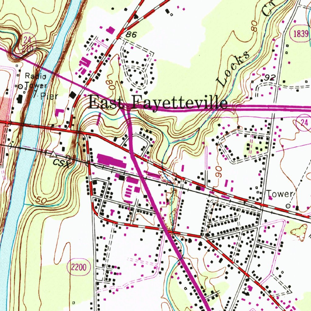 Vander, NC (1957, 24000-Scale) Map by United States Geological Survey ...