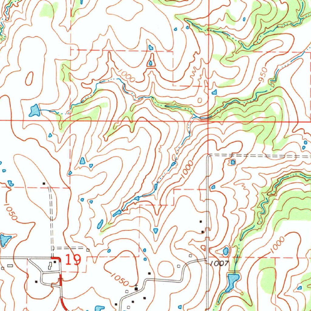 Vanoss, OK (1967, 24000-Scale) Map by United States Geological Survey ...