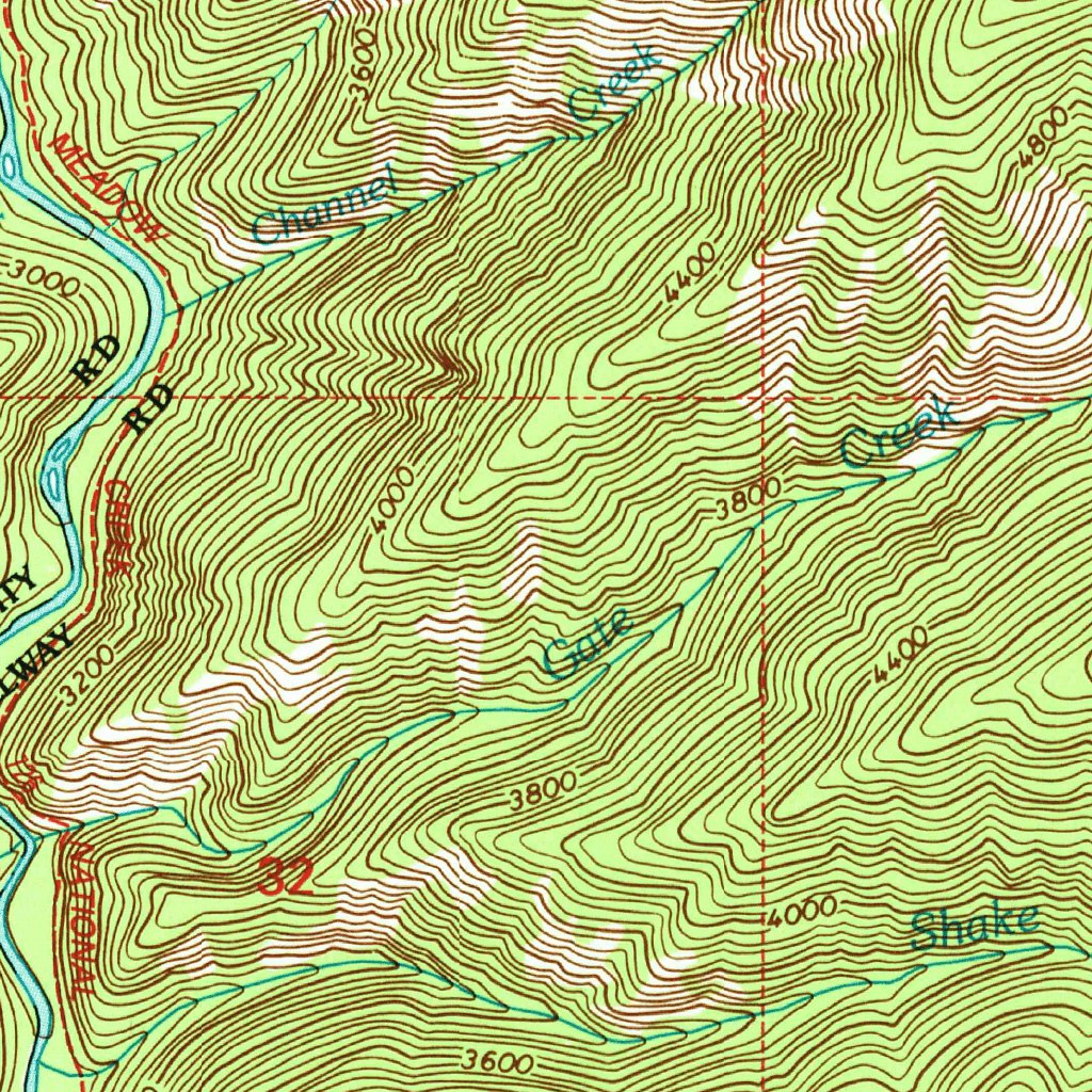 Vermilion Peak, ID (1995, 24000-Scale) Map by United States Geological ...
