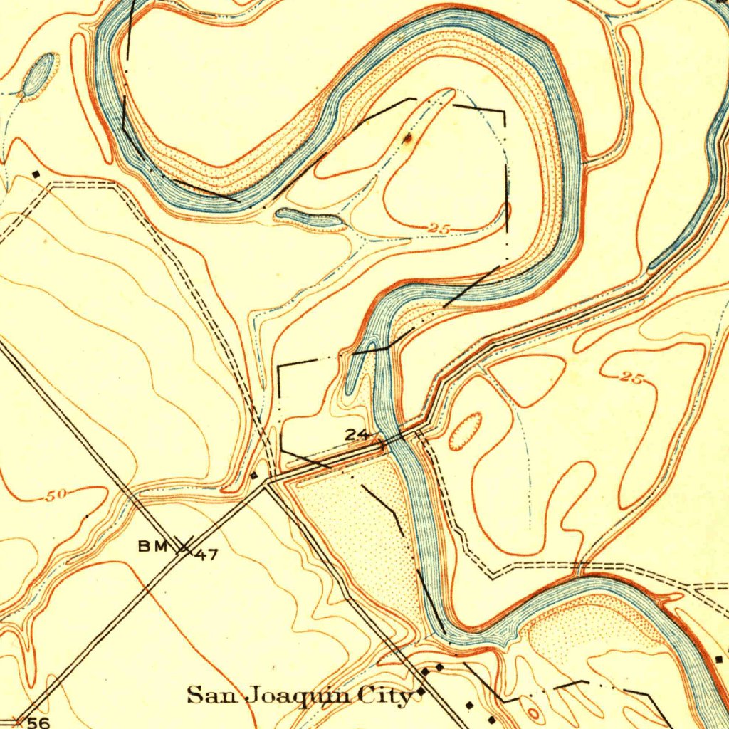 Vernalis, CA (1915, 31680-Scale) Map by United States Geological Survey ...