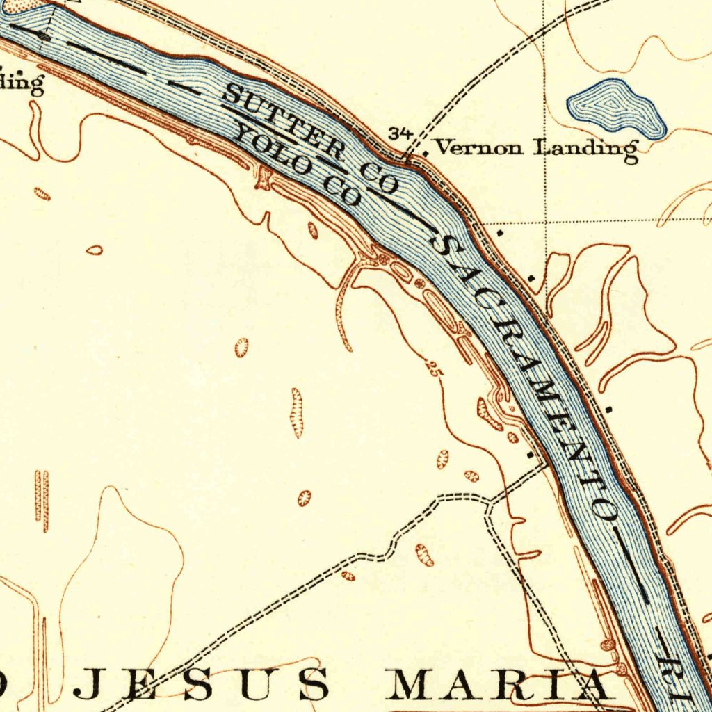 Verona, CA (1910, 31680-Scale) Map by United States Geological Survey ...