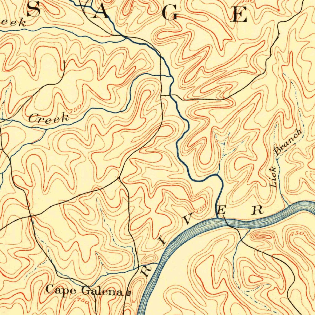 Versailles, MO (1888, 125000-Scale) Map by United States Geological ...