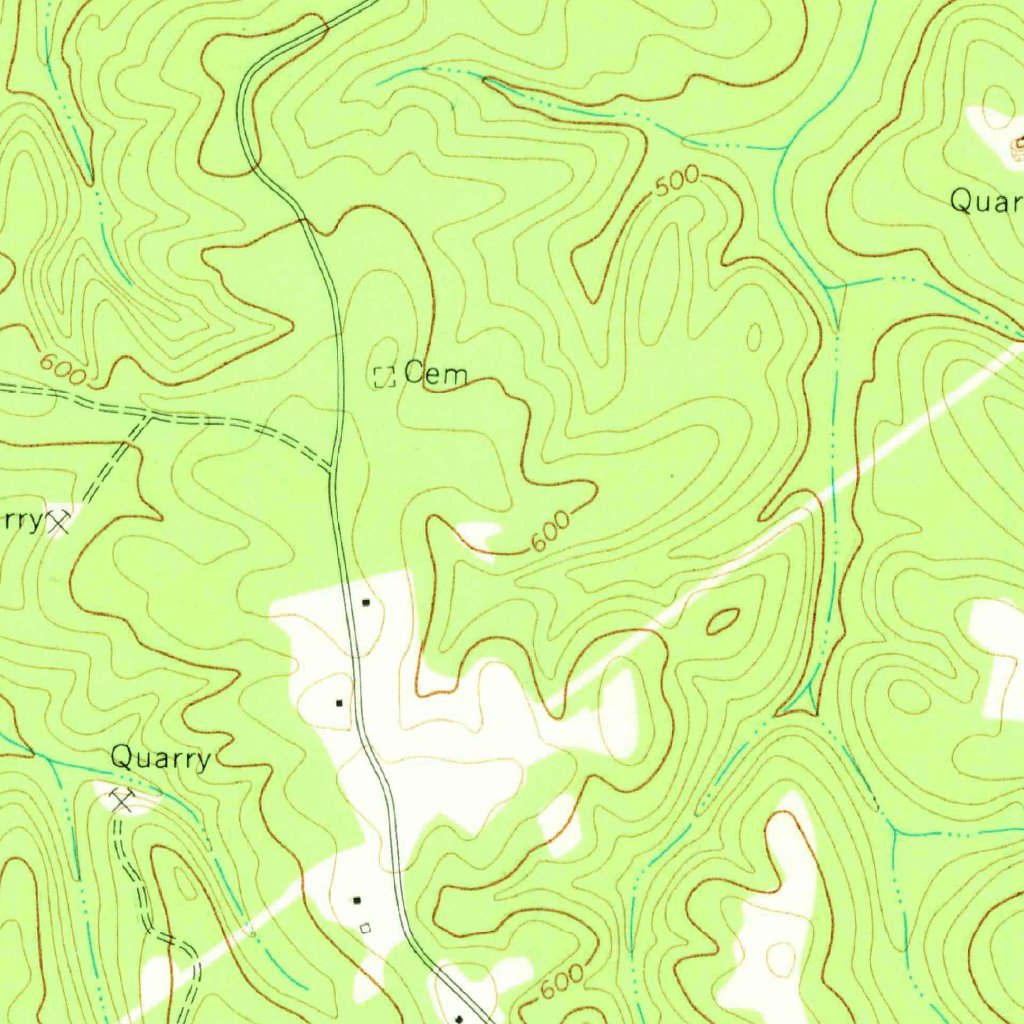 Vesta, GA (1971, 24000-Scale) Map by United States Geological Survey ...