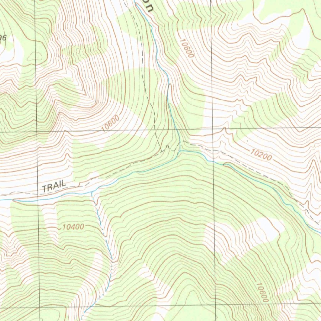 Victoria Lake, CO (1984, 24000-Scale) Map by United States Geological ...