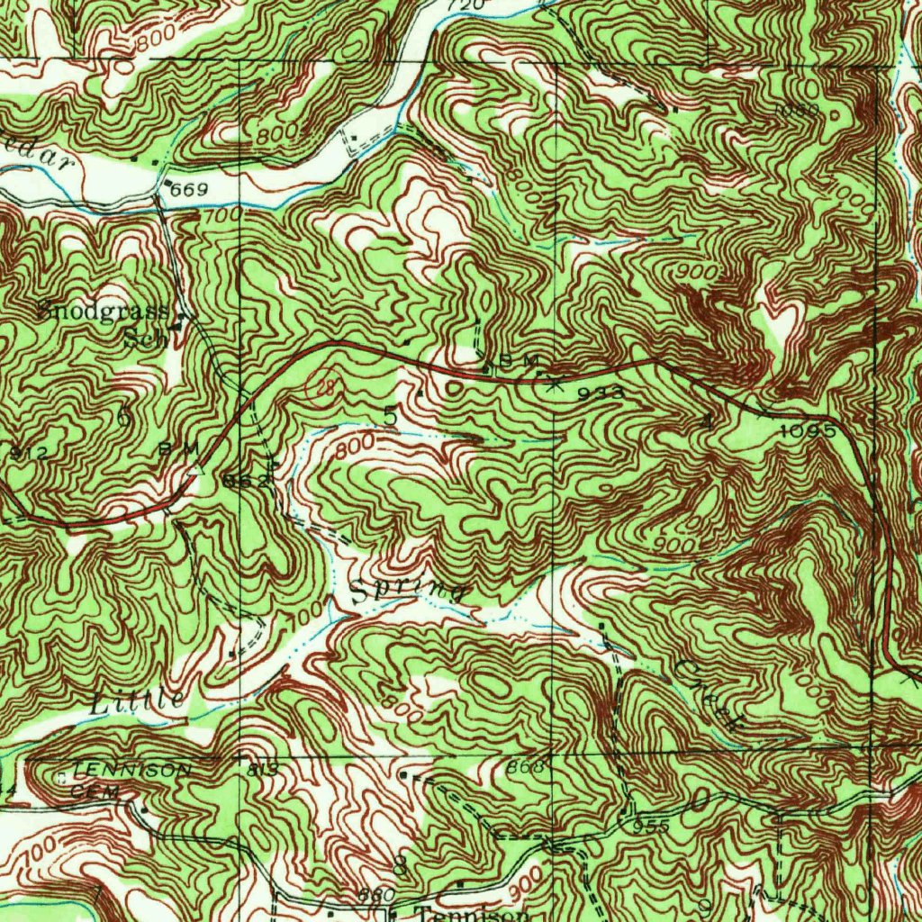 Vienna, MO (1937, 62500-Scale) Map by United States Geological Survey ...