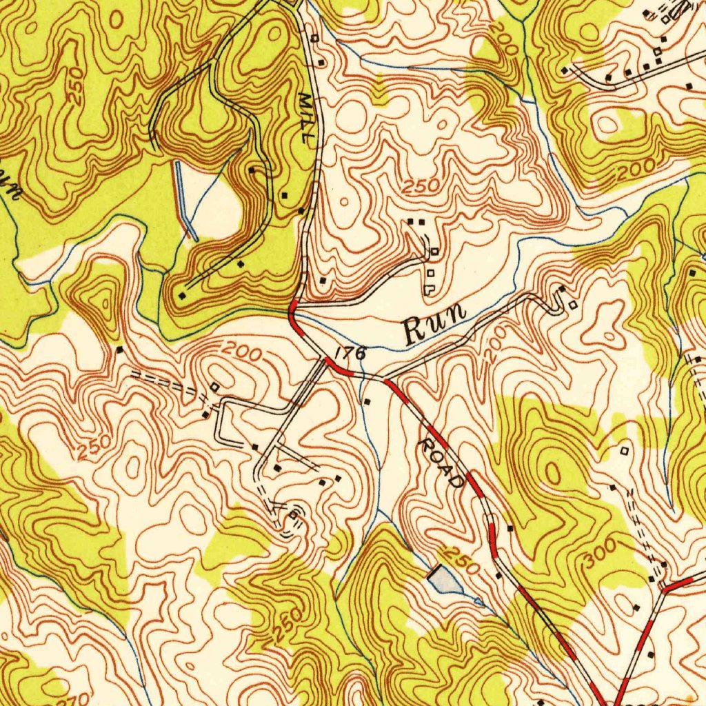Vienna, VA-MD (1951, 24000-Scale) Map by United States Geological ...