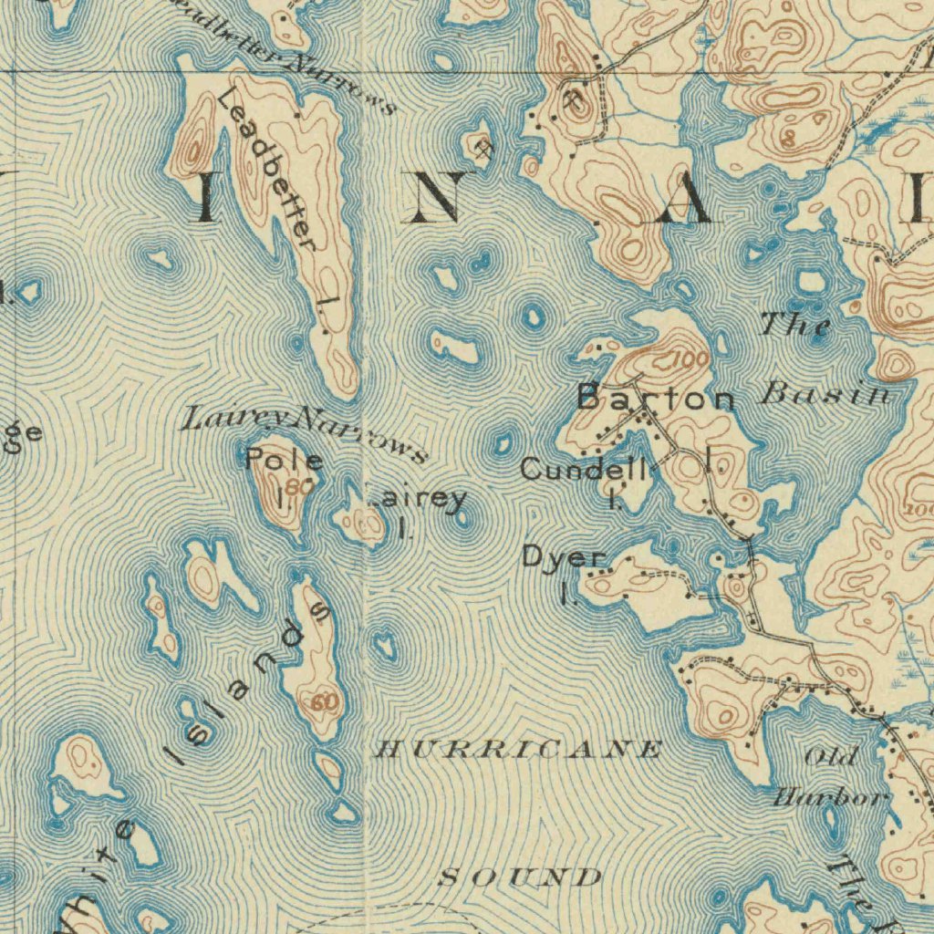Vinalhaven, ME (1904, 62500-Scale) Map by United States Geological ...