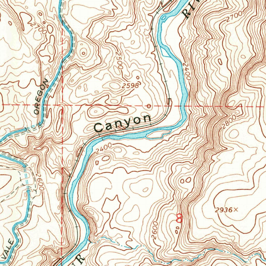 Vines Hill, OR (1967, 24000-Scale) Map by United States Geological ...