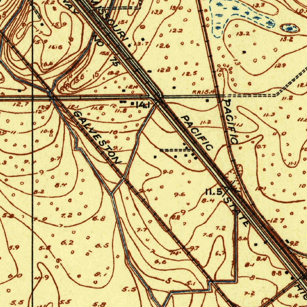 Virginia Point, TX (1929, 24000-Scale) Map by United States Geological ...