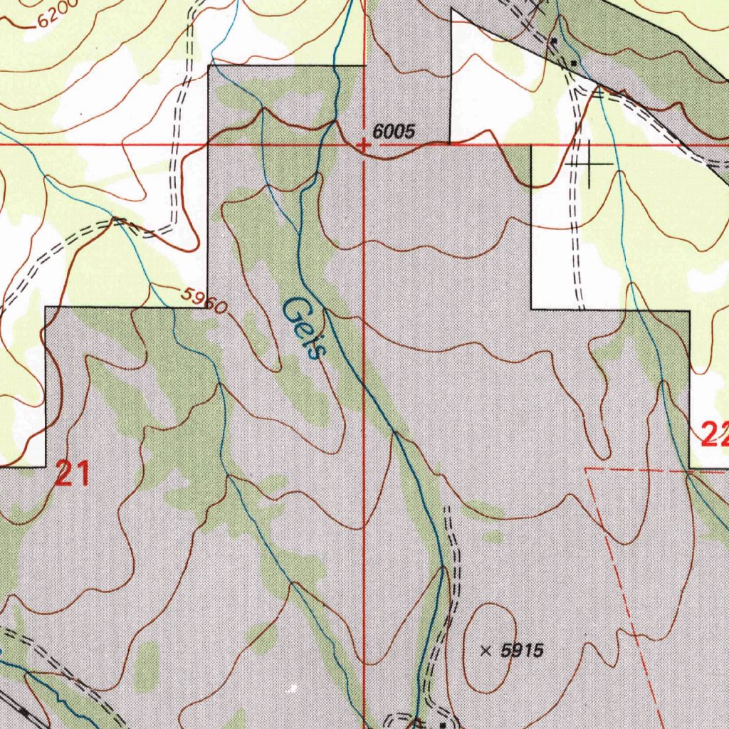 Volcano Butte, MT (1995, 24000-Scale) Map by United States Geological ...