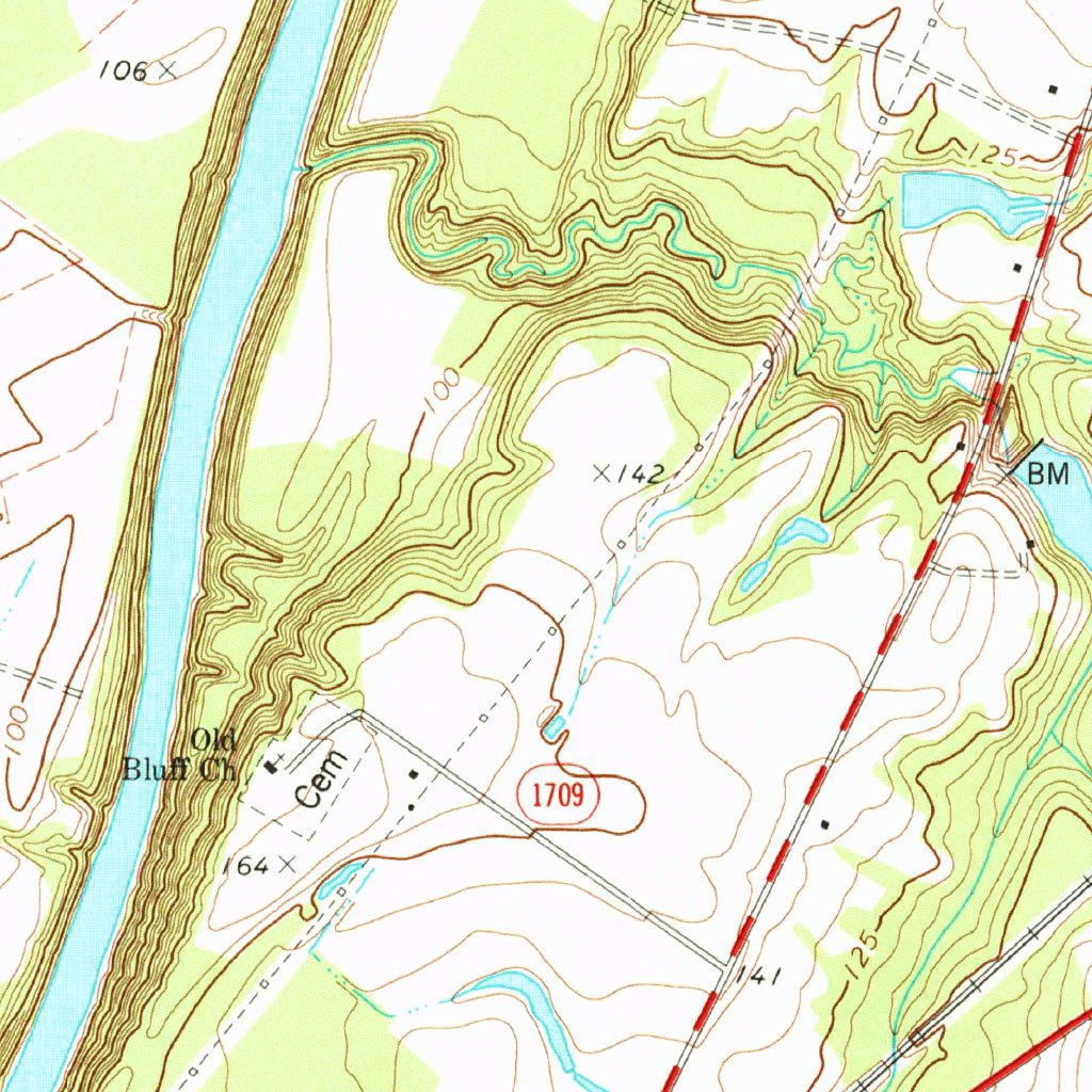 Wade, NC (1974, 24000-Scale) Map by United States Geological Survey ...