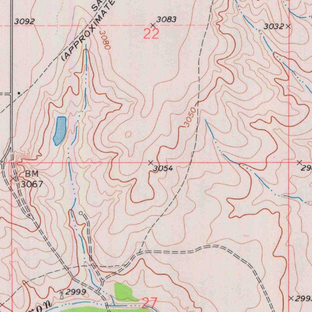 Wagon Bed Spring, KS (1974, 24000-Scale) Map by United States ...